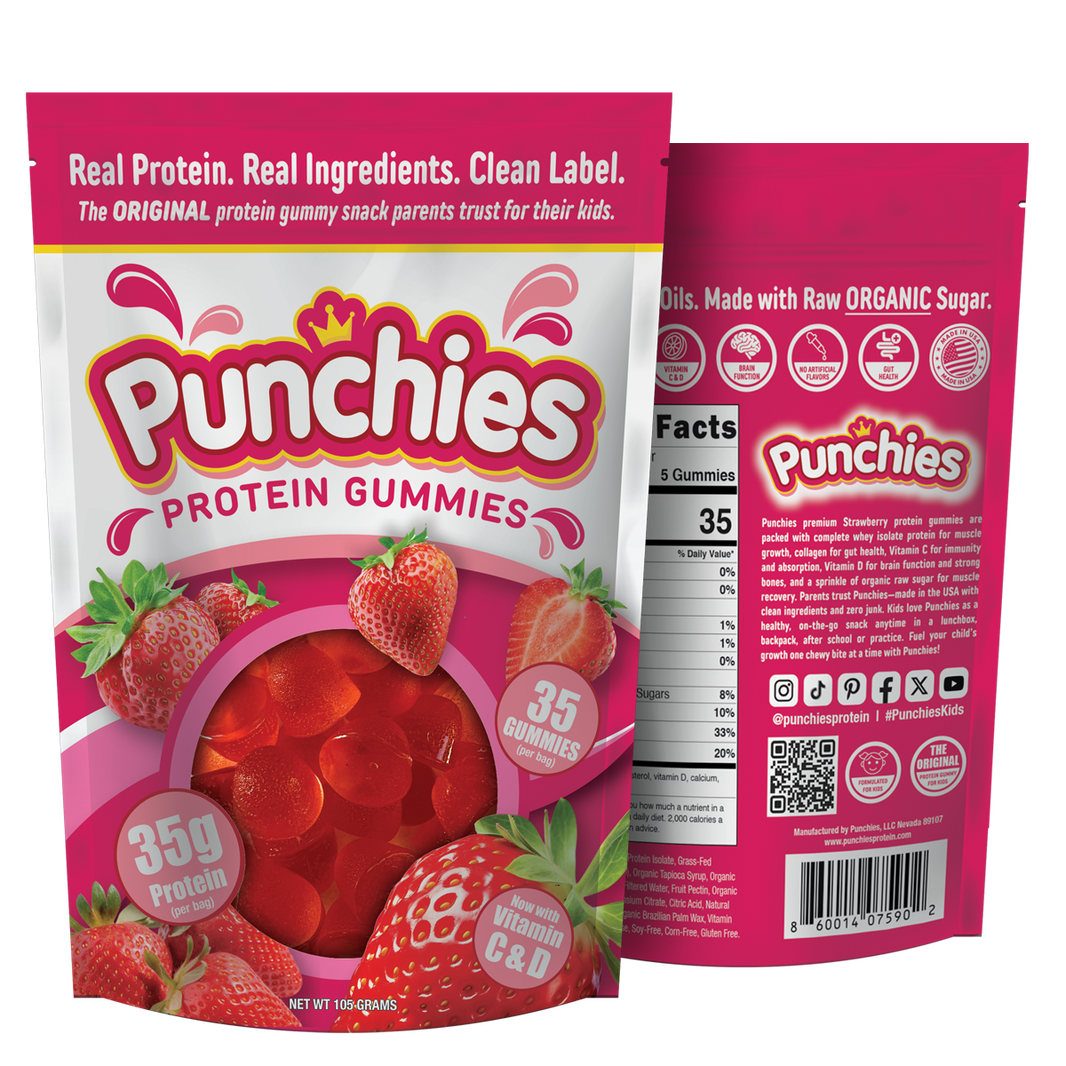 Punchies® Delicious, Complete Premium Protein Gummies
